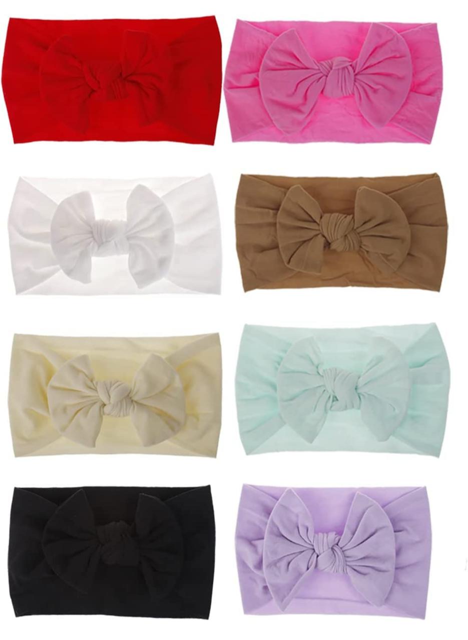 Pack de 10 vinchas con lazo de tela - nilon – Valentinas Trends Shop